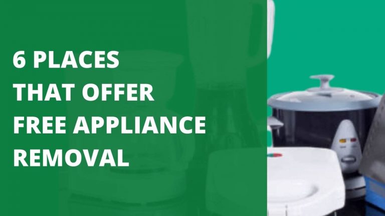 6 Places That Offer Free Appliance Removal