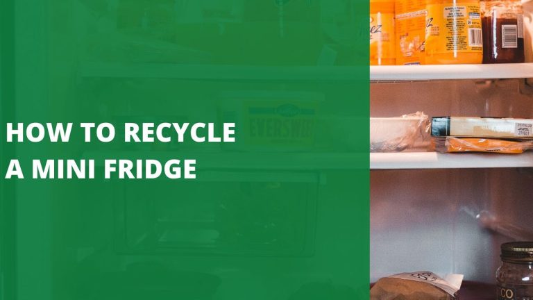 How to Recycle a Mini Fridge: Eco Tips You’ll Love
